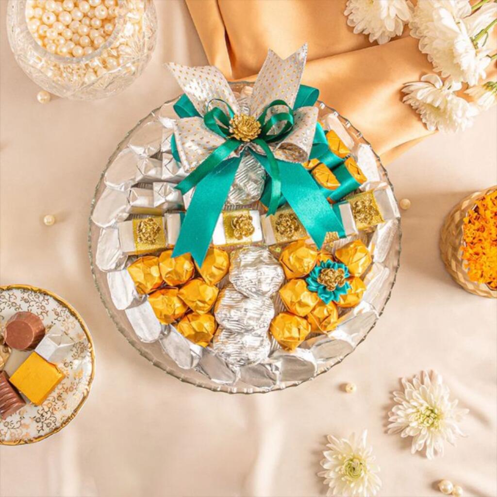 Glass Chocolate Platter - BexGifts